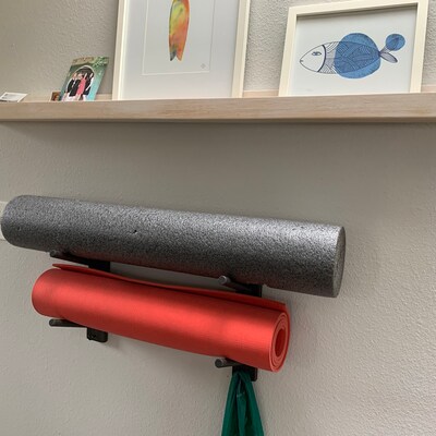 Yoga Mat Wall Storage Organizer Yogamat Wall Storage Yoga Mat Shelves ...