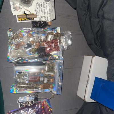 WITCH KIT Beginner Witch Kit Witch Supplies Crystals, Salts, Herbs and ...