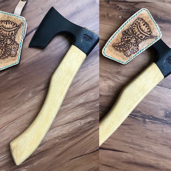 Mini Carving Bearded Axe With Sheath - Etsy