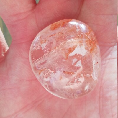 Rare Tumbled Rose Elestial Quartz, Crystal Grid, Meditation, FULL MOON ...
