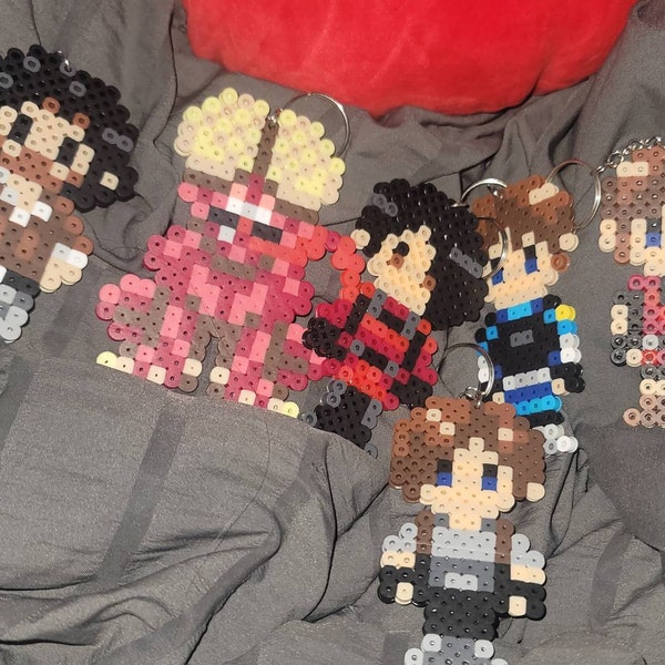 Maws Bead Sprite Keychain | Splatoon Salmon Run - Etsy