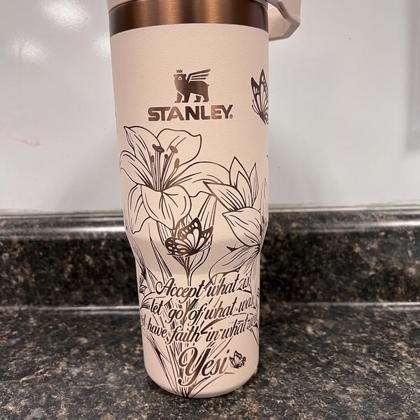 Stanley Engraved | Engraved 30oz Tumbler | Stanley Iceflow Flip Straw ...