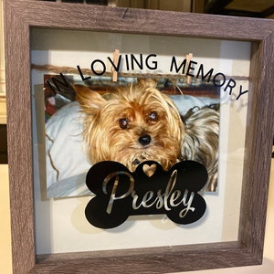 In Loving Memory Shadow Box - Etsy