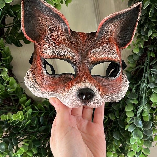 Realistic Grey Wolf Masquerade Ball Mask, Mardi Gras, Carnival or ...