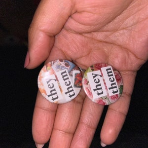 Pronoun Pins: CUSTOM ORDER quantity-based Discount Free US Shipping on ...