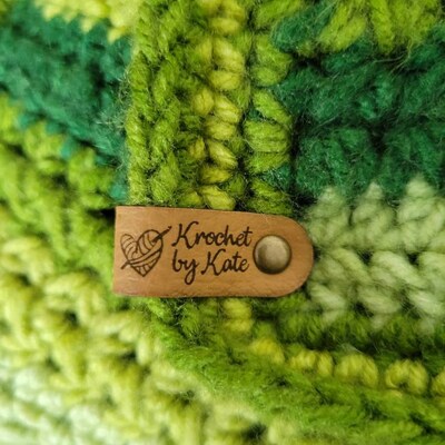 Custom Labels for Crochet and Knitting Projects Beanies - Etsy