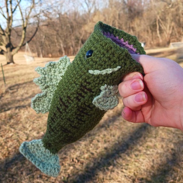 PDF Simple Largemouth Bass Stuffy Amigurumi Crochet Pattern ...