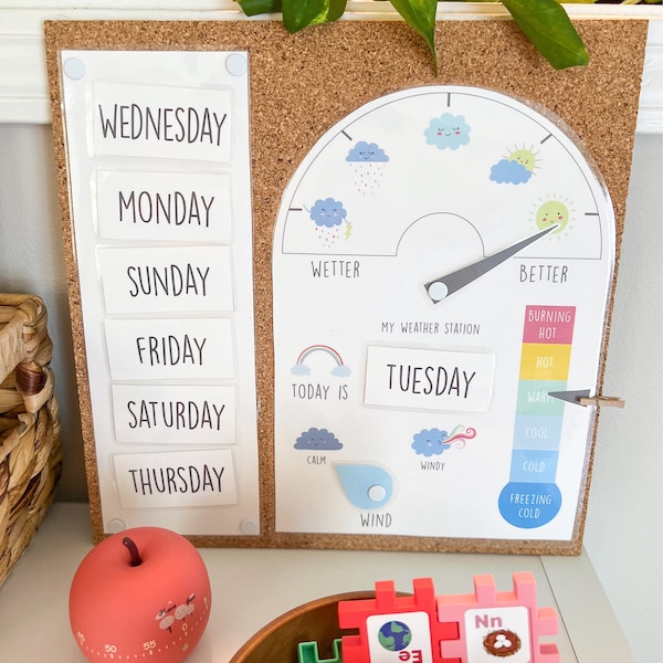 Weather Station | Montessori | Preschool Activities | Children ...