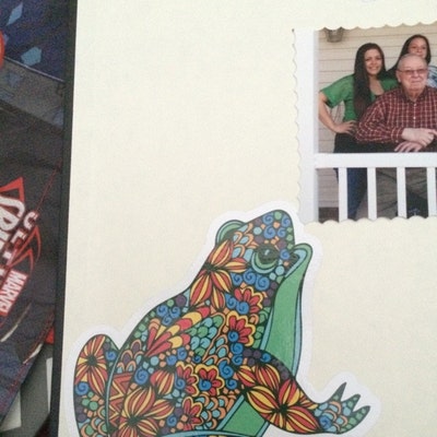 Colorful Tribal Toad Die Cut Bumper Sticker - Etsy