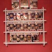 Funko Pop Display Shelf, Wall Display Unit, MDF, Pop Vinyl, Storage for ...