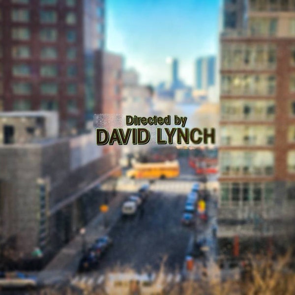 DIRECTED by DAVID LYNCH Stickers 5-pack Twin Peaks Postcard free ...