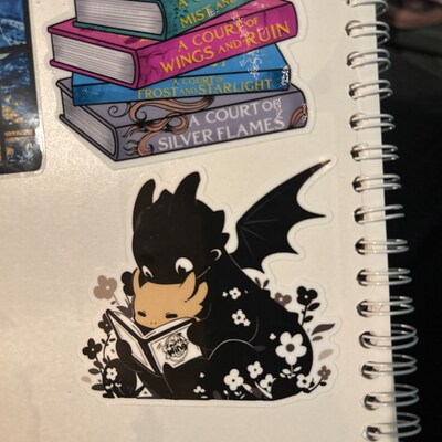 Fourth Wing Chibi Dragons Sticker Tairn, Sgaeyl, Andarna and Deigh - Etsy