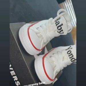 Personalized Converse Baby Converse Shoes Baby Shoes Infant Shoes ...