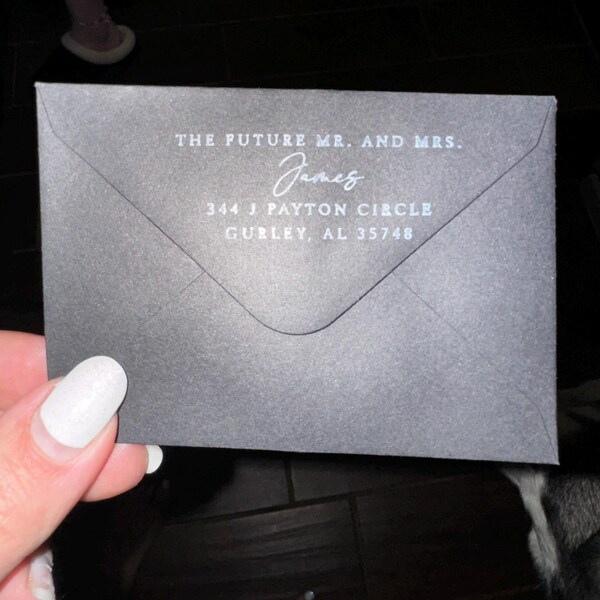 Future Mr. and Mrs. Envelope Template, DIY Address Label, Wedding Template, Wedding Envelopes ...