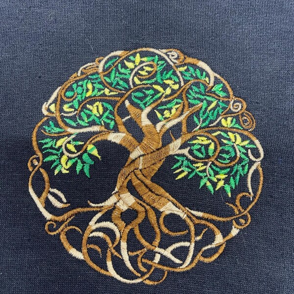 Tree of Life Machine Embroidery Design - Tree of Life Embroidery Files ...