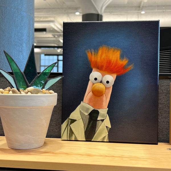 Beaker Portrait Print the Muppets - Etsy