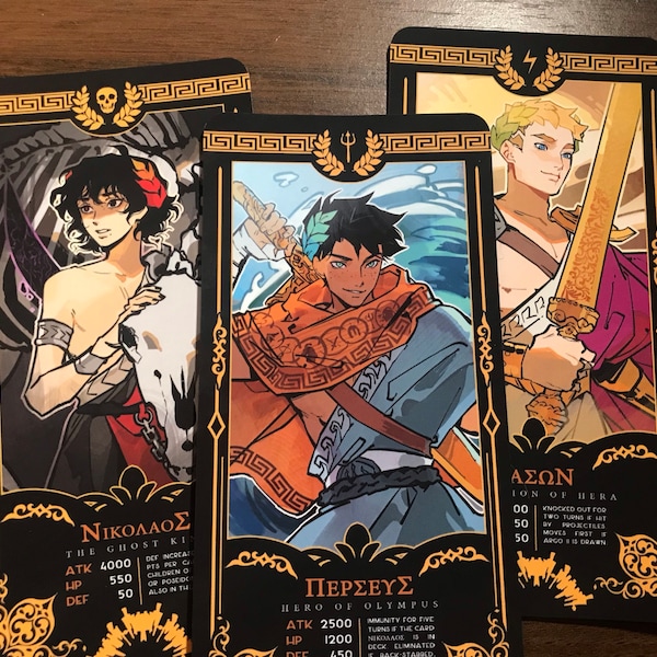 Percy Jackson - Mythomagic Cards and Charms - Etsy