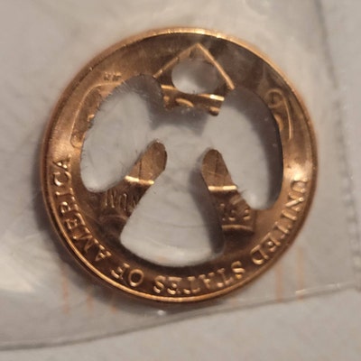 Lucky Penny With Smiley Face Cut Out - Etsy