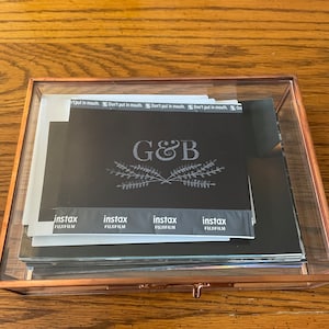 Personalized Glass Box, Engraved Image Box, 3.5x3.75, 4x6, 5x7, 8x10 ...