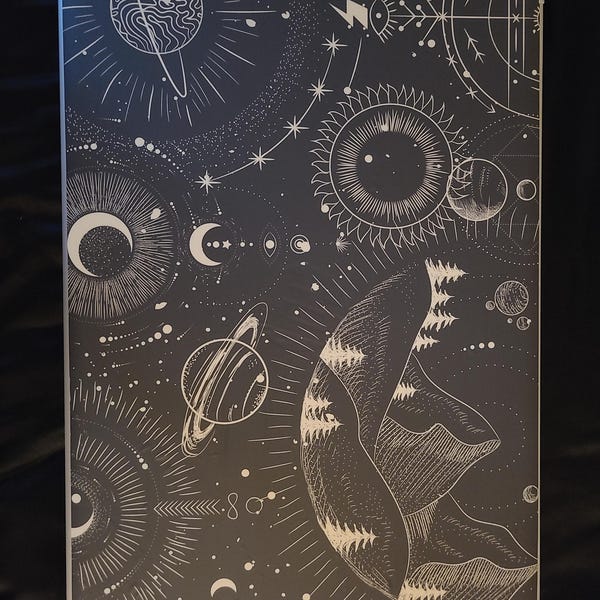 Black & White Phases of Sun Moon Astronomy UNIVERSAL Laptop Skin ...