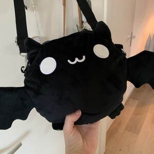 Cute Plush Bat Mini Crossbody Bag / Backpack New Higher Quality Straps ...