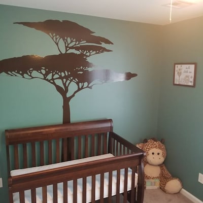 African Tree Vinyl Wall Decal Sticker Nature-inspired Wall - Etsy