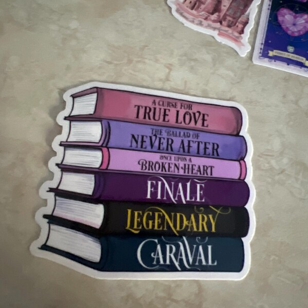 Caraval OUBAH Book Stack Once Upon a Broken Heart Gifts for Readers ...