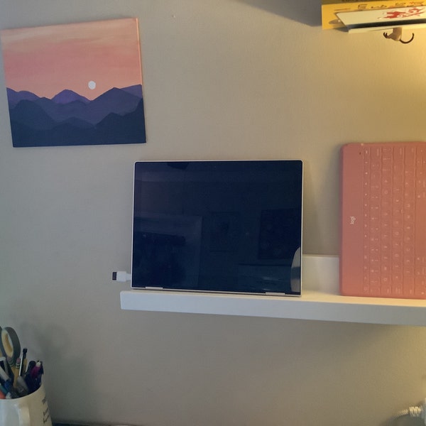 Ultra Narrow 28, 30, 32, 34 Inch Floating Ledge Shelf, Picture Ledge ...