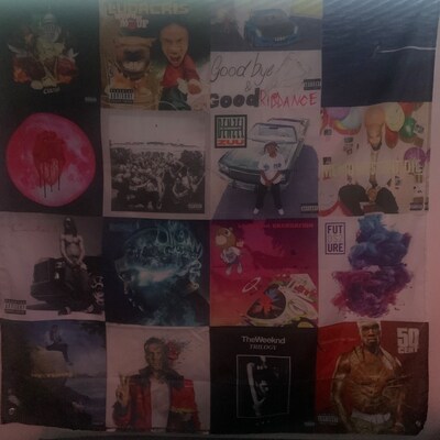 Lil Tecca Spotify Meme Tapestry / Wall Hanging Aesthetic Art / Poster ...