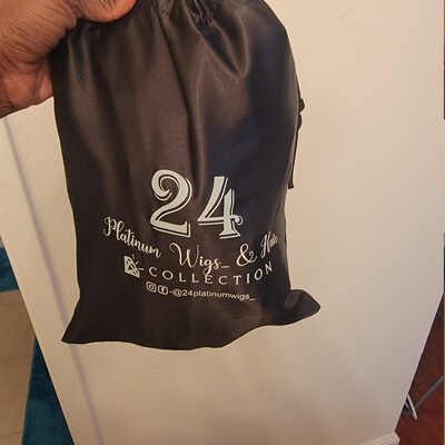 Custom Satin Bundle Bag,custom Printed Bulk Satin Hair Storage Bag ...