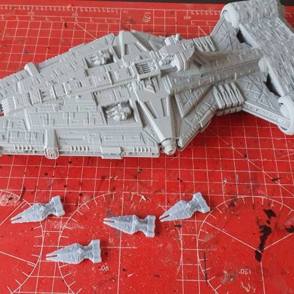 Babylon 5 Starfury Spaceship 6 Model SA-23E Mitchell-hyundyne Ship - Etsy