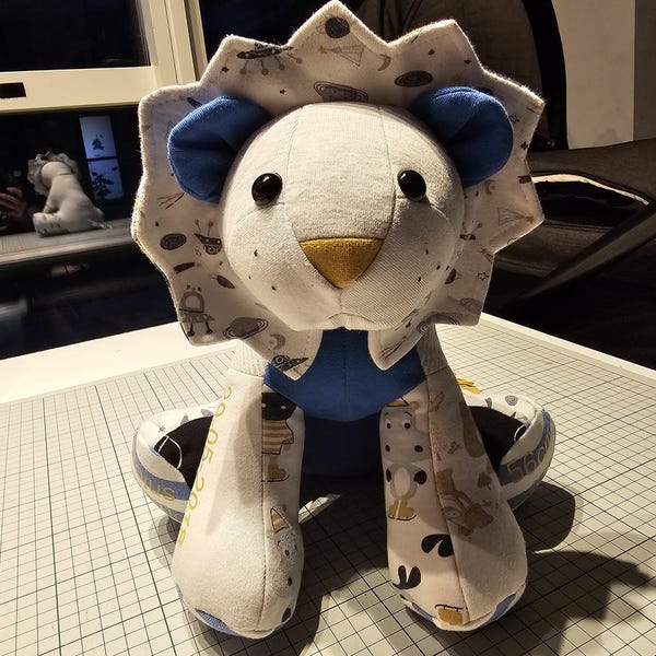 Larry Lion Toy Sewing Pattern PDF, Stuffed Lion Pattern, Stuffed Animal ...