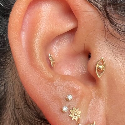 Right or Left Facing Koi Fish 14k White Gold From Junipurr, Perfect for ...