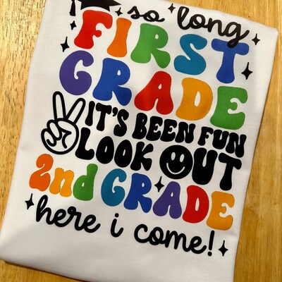 So Long Pre-k It's Been Fun Look Out Kindergarten Here I Come Svg ...