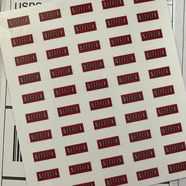 50 Netflix Reminder Stickers | Planner Stickers | Happy Planner - Etsy