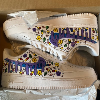 Blue Abstract Af1 - Etsy