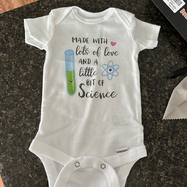 IVF Onesie® - Made With Love and Science Onesie® - Cute in Vitro ...