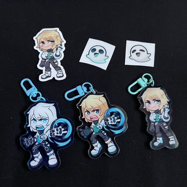 SET 1 Sentinels Chamber, Sage, Killjoy, Deadlock, Cypher, Vyse Acrylic ...