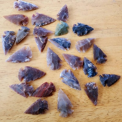 Set of 50 Indian Arrowheads Agate New Replica 1/2 1 1/2 L - Etsy