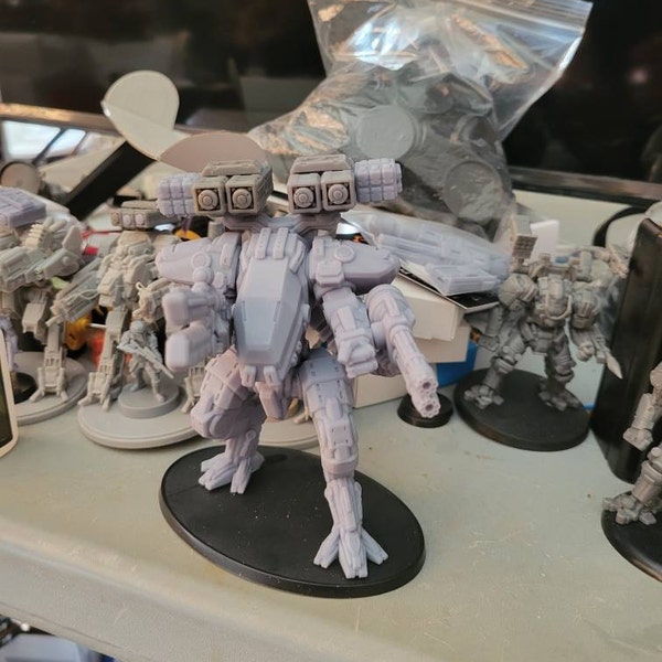 Colossus Heavy Artillery Mech Warrior Vesper Project 28mm/32mm/45mm ...