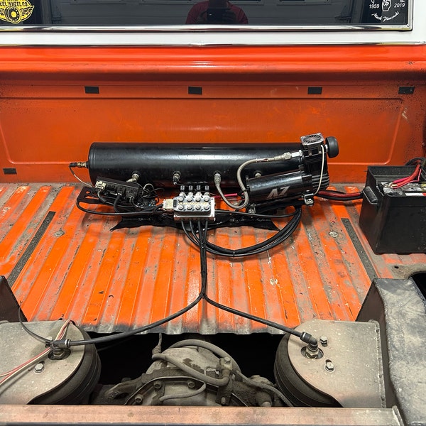 Air Ride Suspension TRUNK TRAY Valve Mount Tank Mount & Viair ...