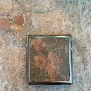 Gypsy Art Deco Moon Compact Mirror Flapper 1920's Jazz | Etsy