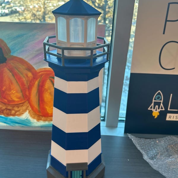 The Indoor / Outdoor Lighthouse With Lighted Beacon - Etsy