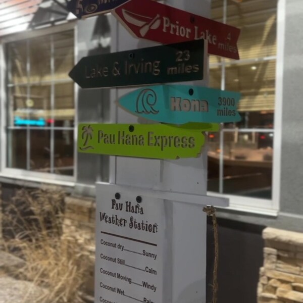 Direction, Mileage, Destination Outdoor Beach Signs - Personalized ...