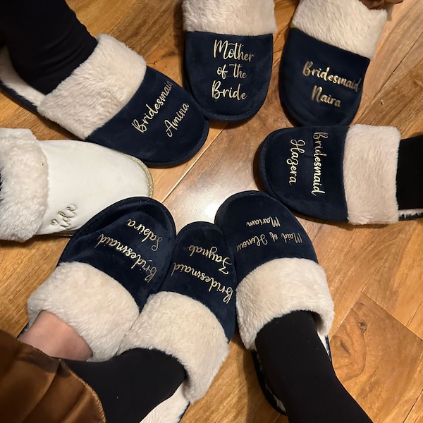 Personalised Slippers Ideal for Gifting - Tracked Postage - Etsy UK