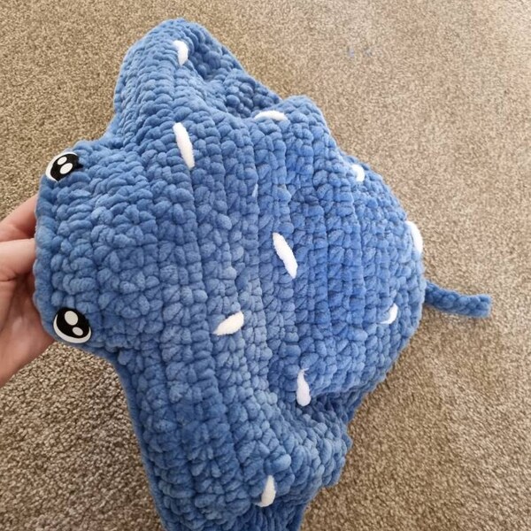 PATTERN PACK Mega Ray and 7 Sea Friends Patterns Ray, Angelfish, Blue ...