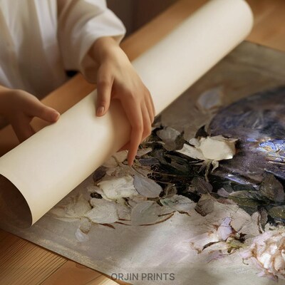 Poster Mockup With Person Poster Roll Mockup Unrolling Rolling Poster ...