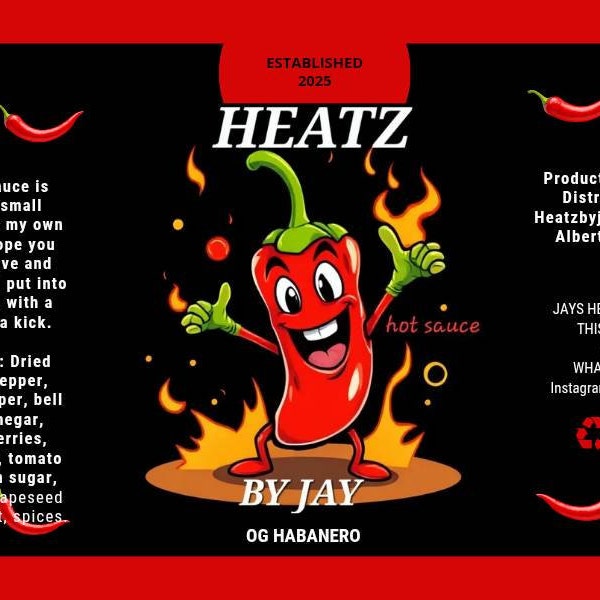 Chili Oil Label, Chili Garlic Label, Homemade Product Label, Chili Oil ...