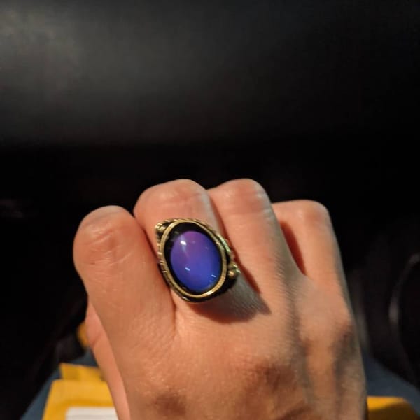 Mood Ring, Mood Jewelry, Boho Ring, Hippie Ring, Hippy Ring, 1970's ...