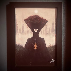 Beguile, Dark Art Print, Watercolor - Etsy